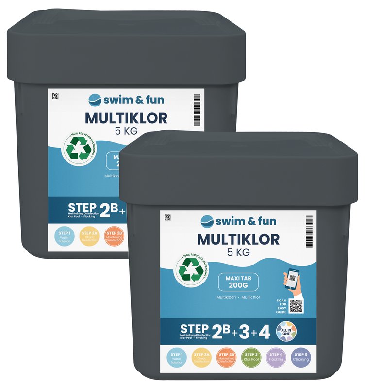 MultiKlor Maxi Tab 200 g, 2 x 5 kg
