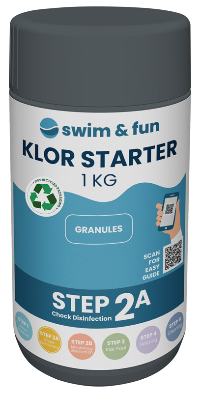 Klor Starter Fast Dissolving Granules, 1 kg