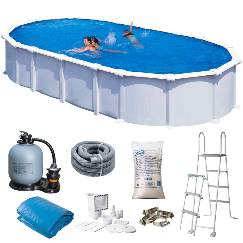 Basic Pool Oval 915 x 470 x 132 cm, White